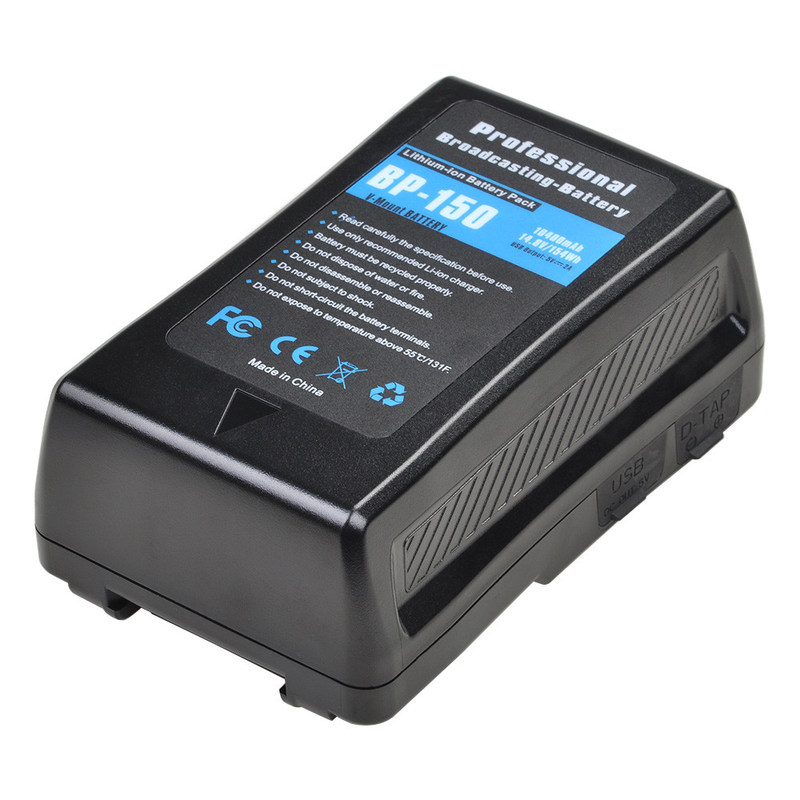 V Mount/V-Lock Battery Packs for Video Camera Camcorder Broadcast LED ...