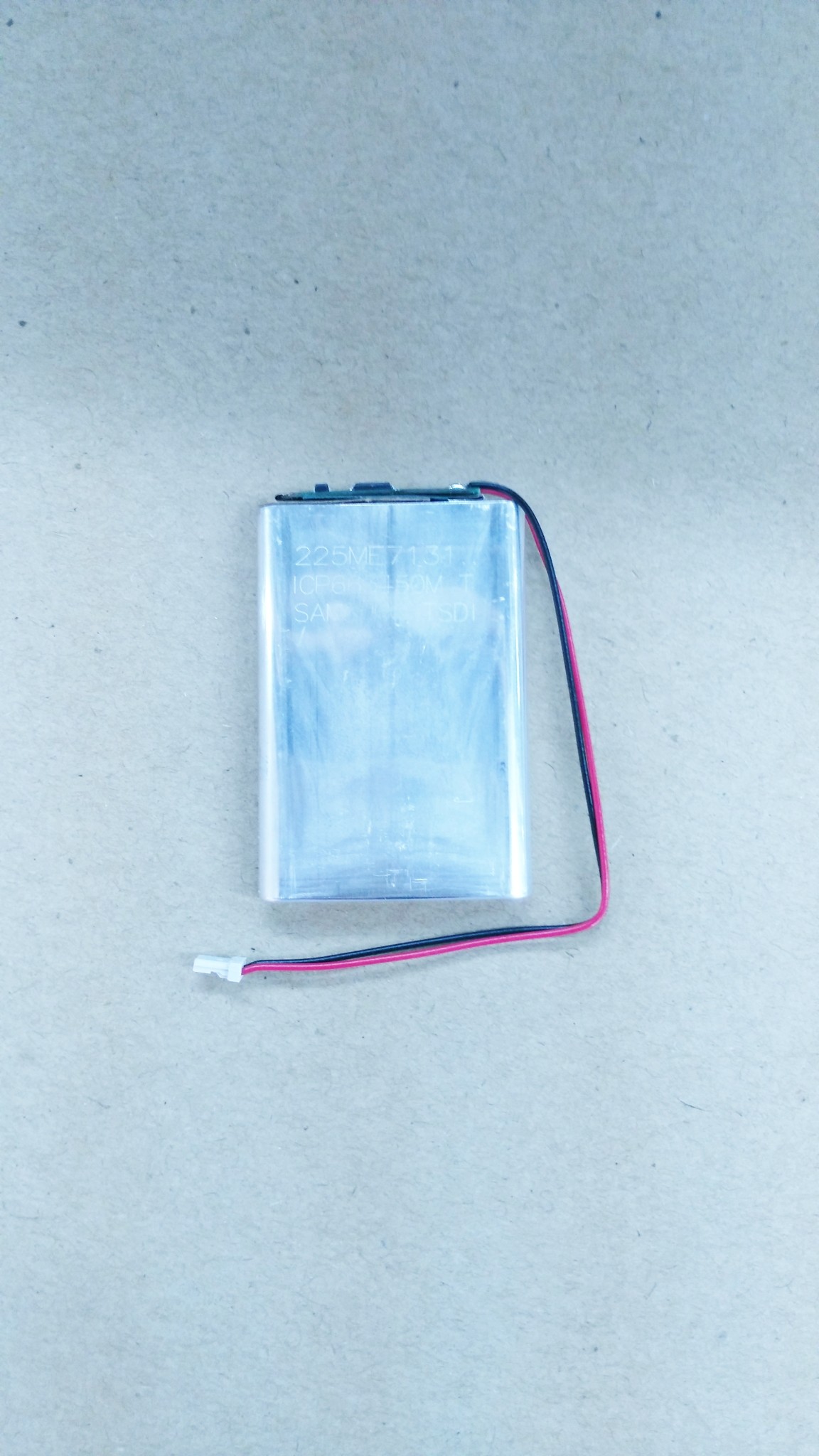 Lithium Ion 3.7V 1400mAh Battery Pack with External PCB and Connector ...